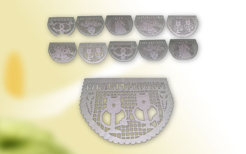 Artesanías Los Alcatraces | Enramadas para boda con nombre